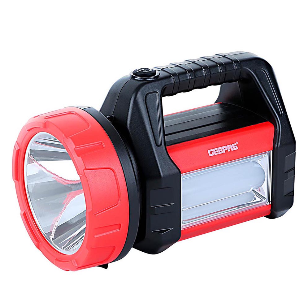 Geepas GSL7822 Rechargeable LED Search Light With Lantern - Gear Exact