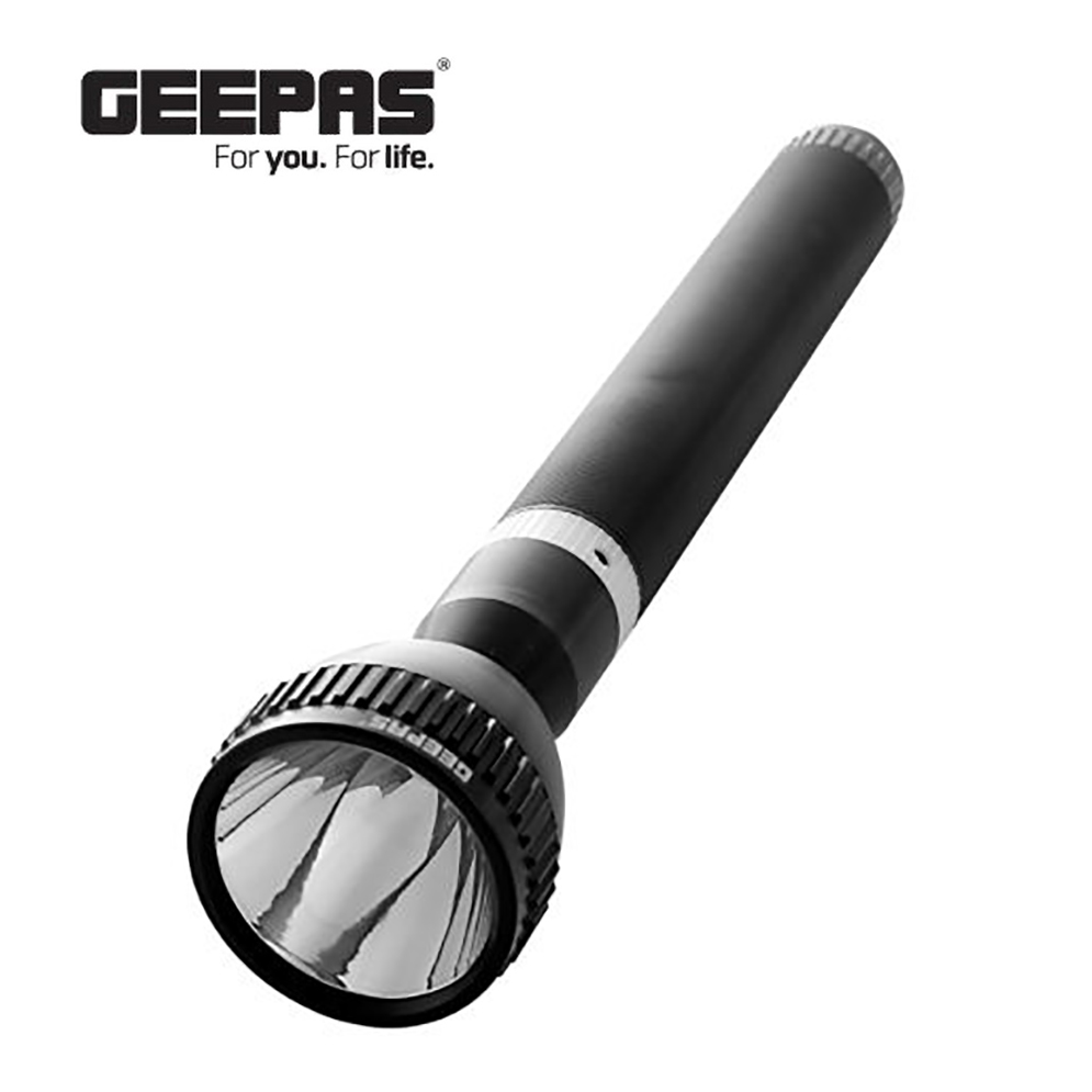 Geepas GFL3858 Rechargeable LED Flashlight - Gear Exact