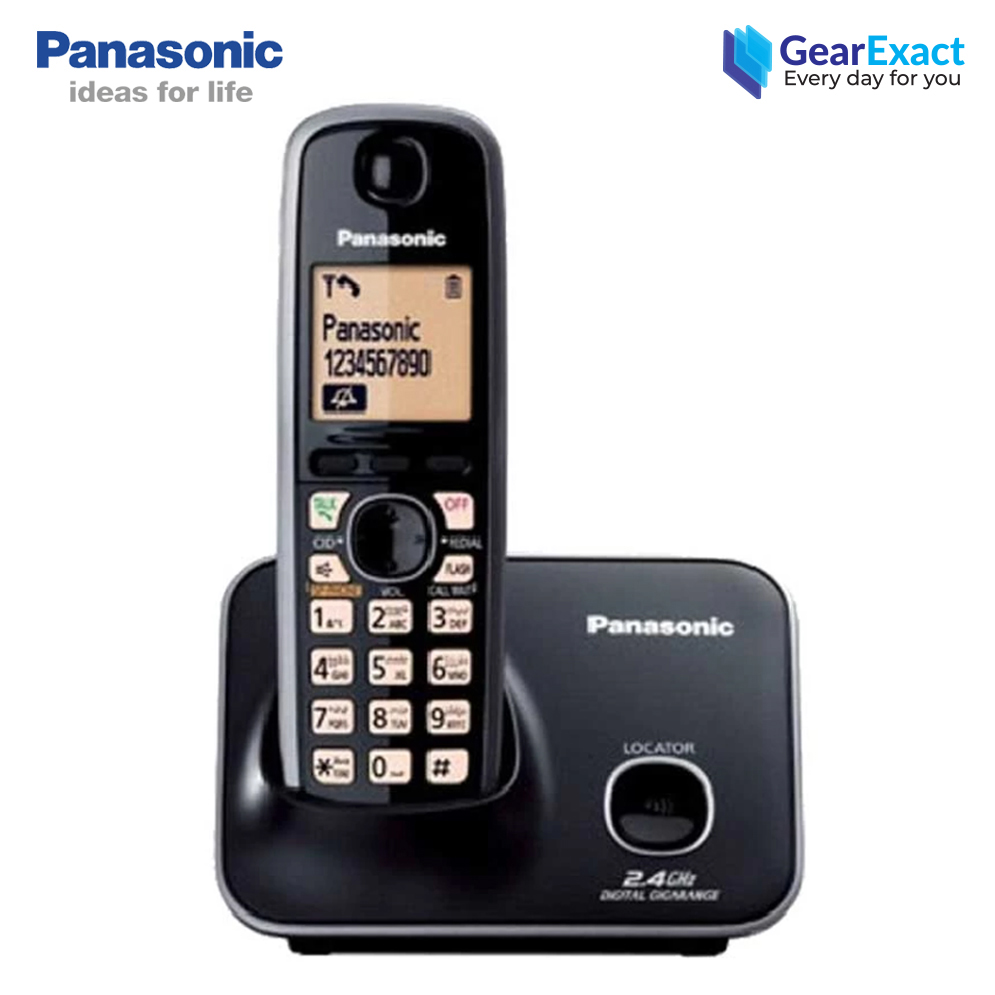 Panasonic KX-TG3711SX Digital Cordless Telephone with Speaker - Gear Exact