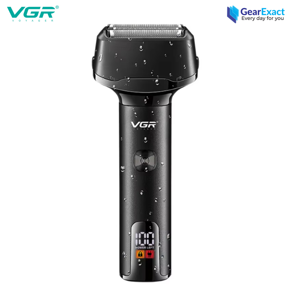 VGR V-371 IPX5 Waterproof Electric Foil Shaver for Men - Gear Exact